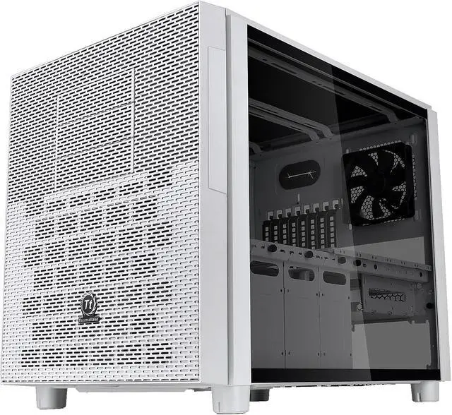 Thermaltake Core X5 Tempered Glass Snow Edition E-ATX Stackable Cube ...