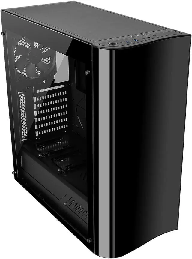 Thermaltake View 22 Tempered Glass ATX Tt LCS Certified Black Gaming ...