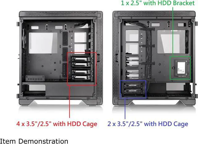 Thermaltake TT Premium A500 Tempered Glass ATX Mid Tower Chassis TT ...