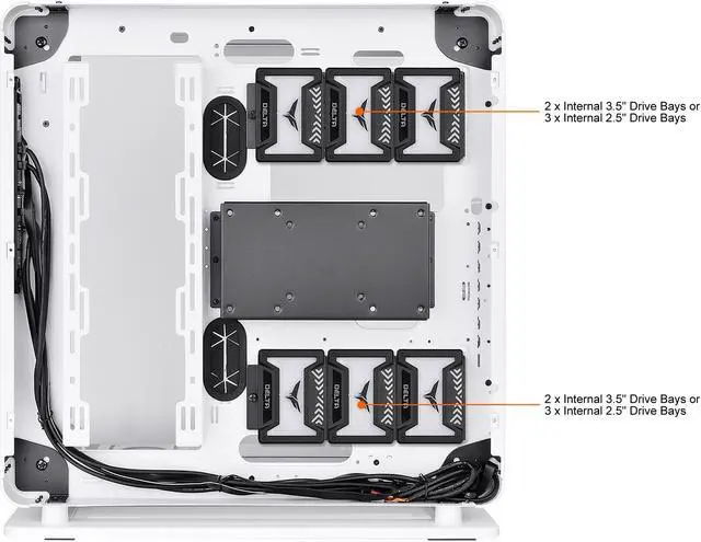 Open Box: Thermaltake Core P6 TG Snow Edition Dual-Form Transformable/2 ...