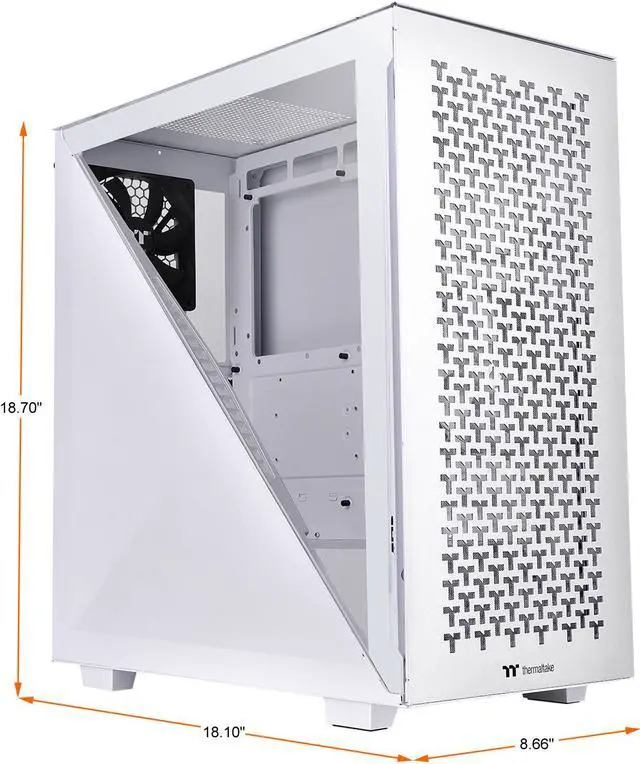 Thermaltake Divider 300 TG Air Front Mesh Snow Edition Triangular ...