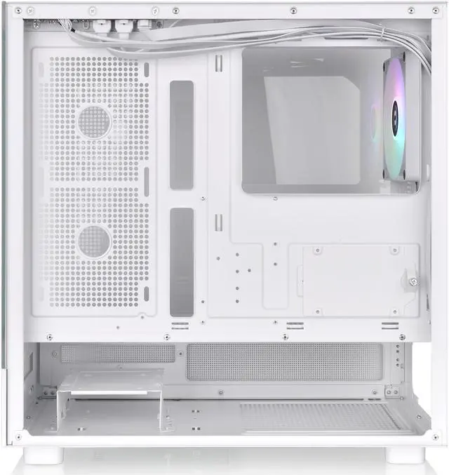 Thermaltake View 270 TG ARGB Snow Mid Tower E-ATX Case Support; Preinstalled 1 x CT140 ARGB Fans ...