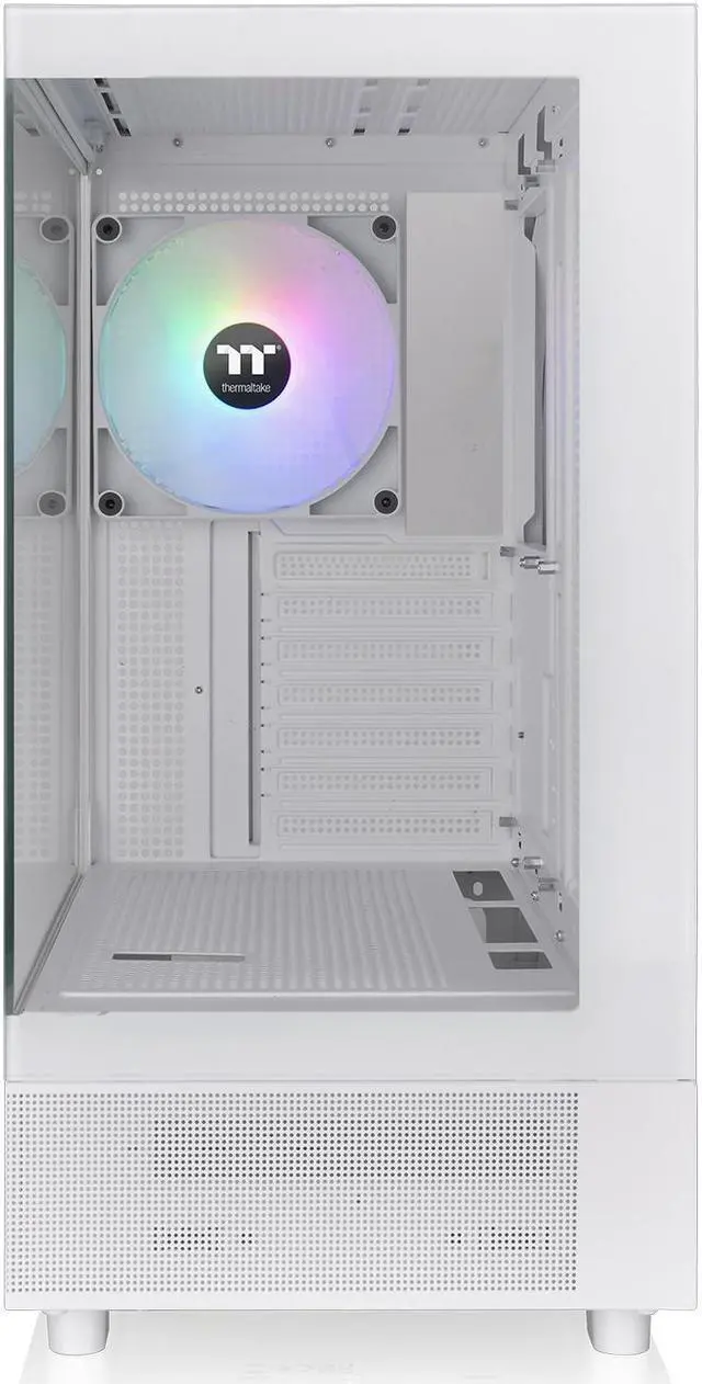 Thermaltake View 270 TG ARGB Snow Mid Tower E-ATX Case Support; Preinstalled 1 x CT140 ARGB Fans ...