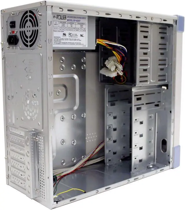 DYNAPOWER USA Metis CS-I3ALB.701 Beige/Light Blue Computer Case ...
