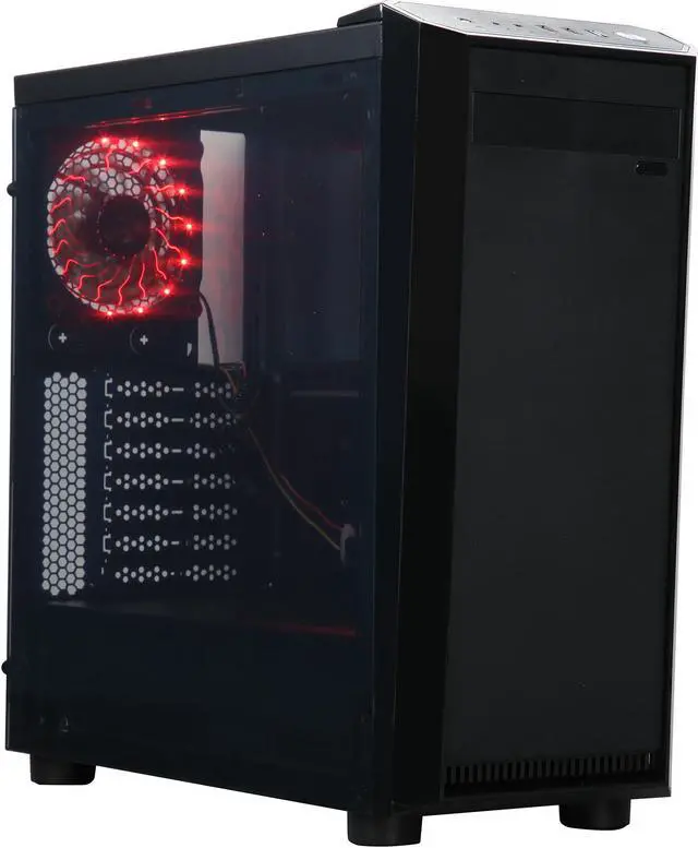 Open Box: APEVIA X-MIRAGE X-MIRAGE-RD Black / Red Computer Case ...