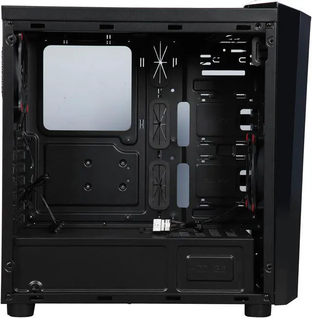 Open Box: APEVIA X-MIRAGE X-MIRAGE-RD Black / Red Computer Case ...