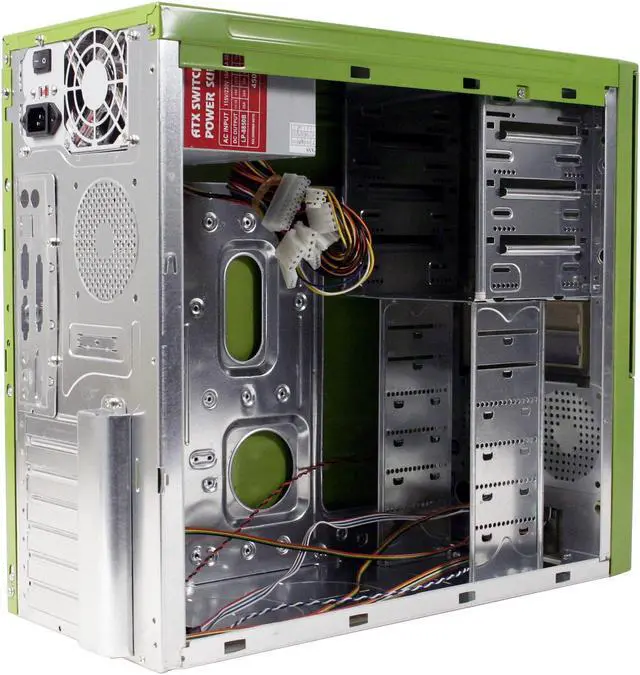 POWMAX 702 MATRIX CP702-5 Green Computer Case - Newegg.com