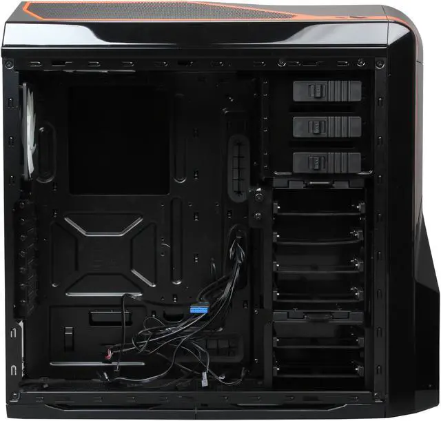 Refurbished: NZXT Phantom 410 Series CA-PHAN-40-BNO Black / Orange ...