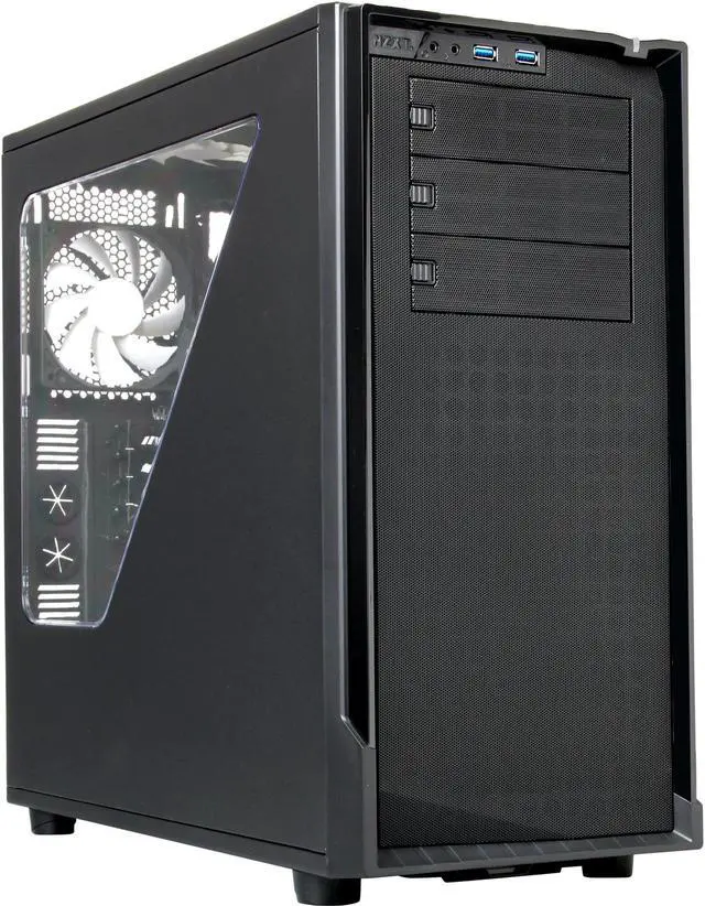 Refurbished: NZXT Source 530 RB-CA-SO530-M1 Matte Black Computer Case ...