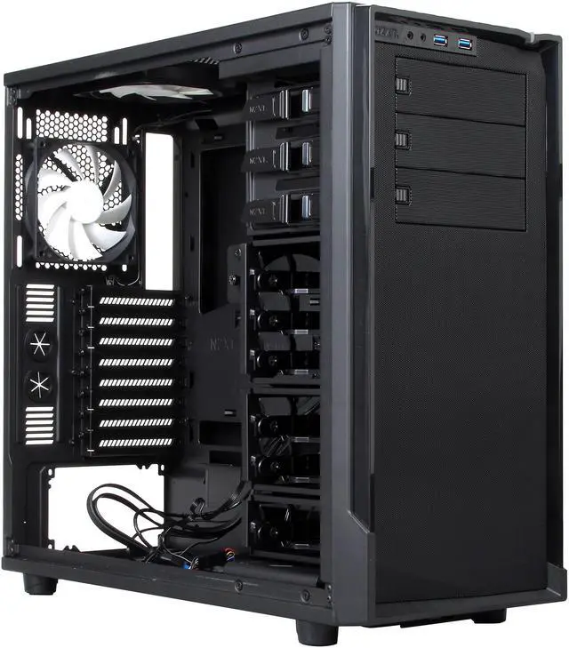 Refurbished: NZXT Source 530 RB-CA-SO530-M1 Matte Black Computer Case ...