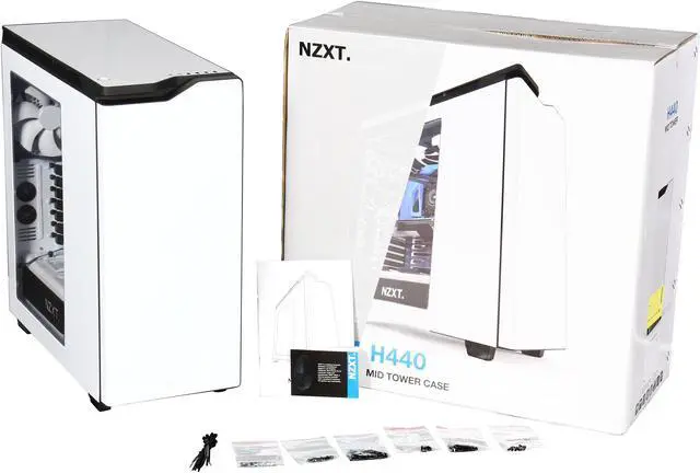 NEW NZXT H440 STEEL Mid Tower Case. Next Generation 5.25-less Design ...
