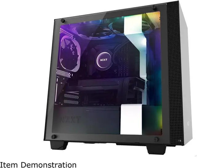 Open Box: NZXT H400i - MicroATX PC Gaming Case - RGB Lighting and Fan ...
