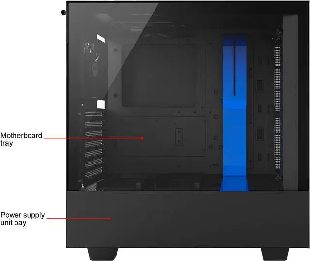 Open Box: NZXT H500 - Compact ATX Mid-Tower PC Gaming Case - Tempered ...