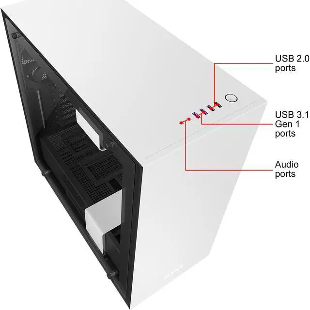 NZXT H700 - ATX Mid-Tower PC Gaming Case - Tempered Glass Panel ...