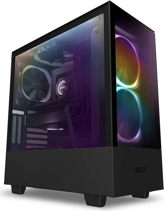 NZXT H510 Elite - Premium Mid-Tower ATX Case PC Gaming Case CA-H510E-B1 ...