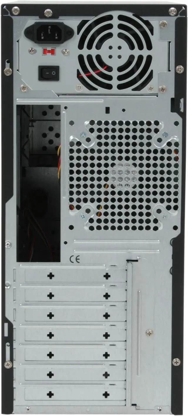 Rosewill R805BS Black/Silver Steel ATX Mid Tower Computer Case with 20 ...