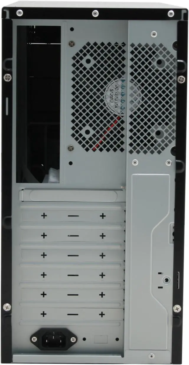 Rosewill RZS01 BLK Black Sturdy SGCC Steel ATX Mid Tower Computer Case ...