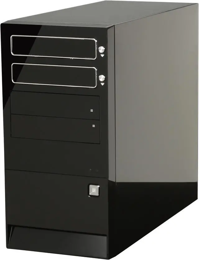 Rosewill R512 BK Black Ultra High Gloss Finished Steel MicroATX Mid ...