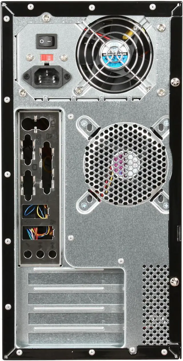 Rosewill R512 BK Black Ultra High Gloss Finished Steel MicroATX Mid ...