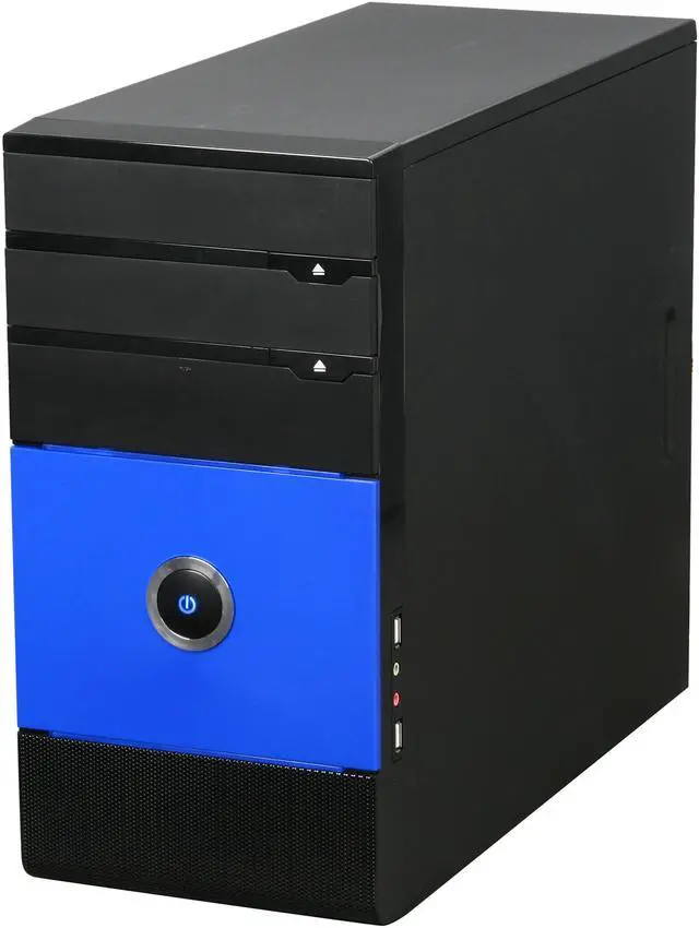 Rosewill FE-M020-BU Black / Blue Computer Case - Newegg.com