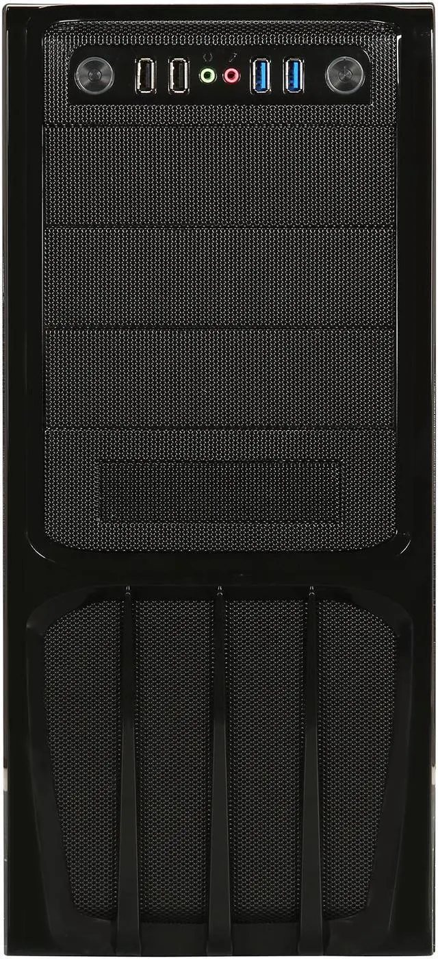 Rosewill - Black, Hot-Dipped Galvanized Steel ATX Mid Tower Computer ...