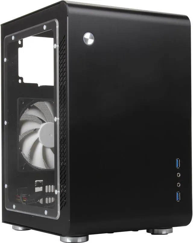 Open Box: Rosewill Legacy U2-B - Black Aluminum Alloy Mini ITX Tower ...