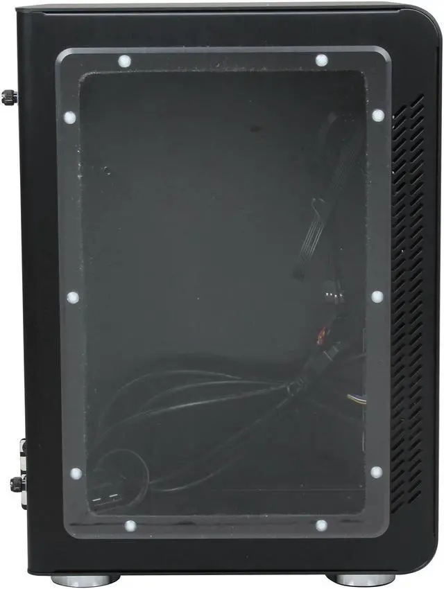 Open Box: Rosewill Legacy U2-B - Black Aluminum Alloy Mini ITX Tower ...