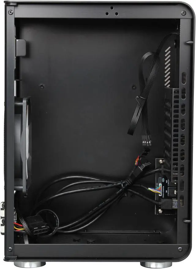 Open Box: Rosewill Legacy U2-B - Black Aluminum Alloy Mini ITX Tower ...