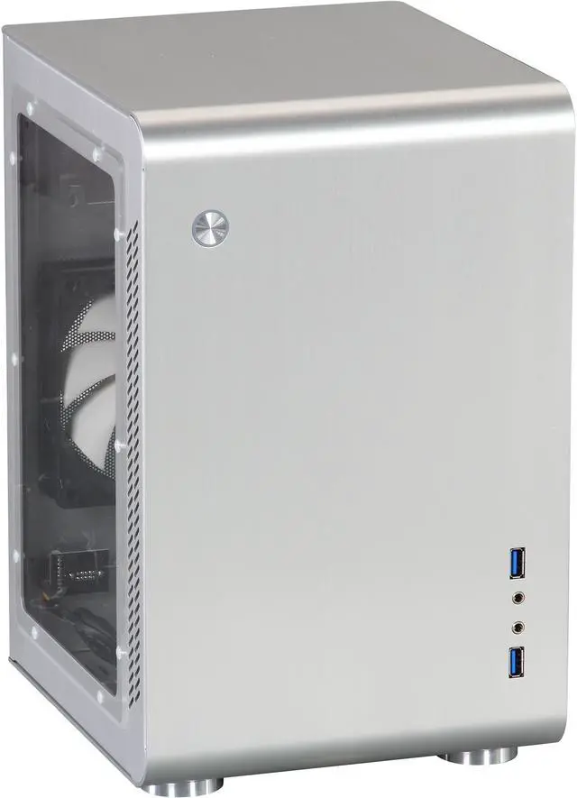 Rosewill Legacy U2-S - Silver Aluminum Alloy Mini ITX Tower Computer ...