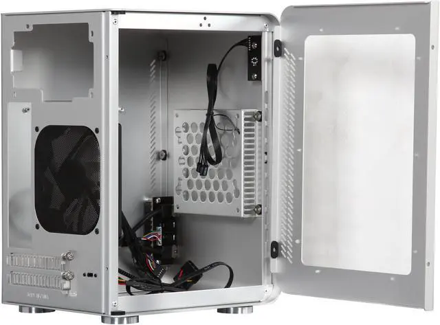 Rosewill Legacy U2-S - Silver Aluminum Alloy Mini ITX Tower Computer ...
