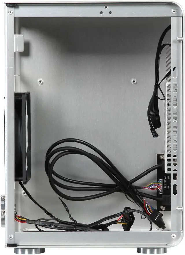 Rosewill Legacy U2-S - Silver Aluminum Alloy Mini ITX Tower Computer ...