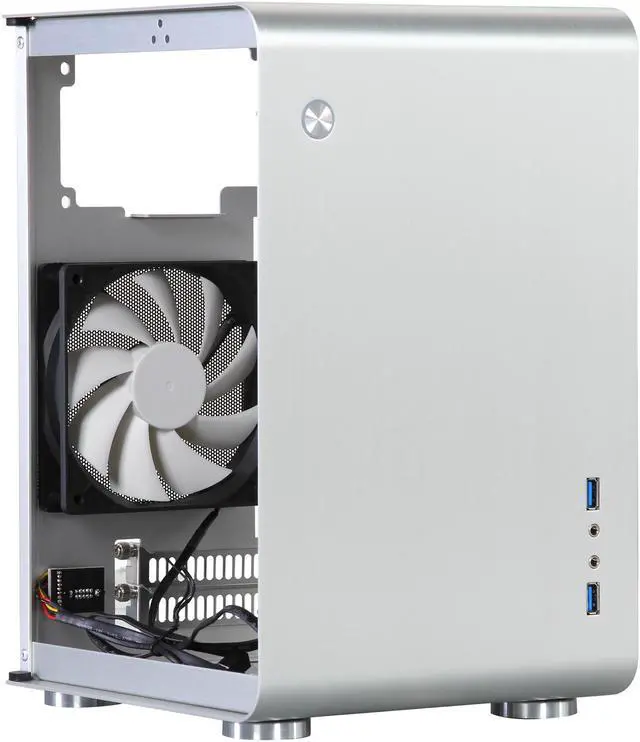 Rosewill Legacy U2-S - Silver Aluminum Alloy Mini ITX Tower Computer ...