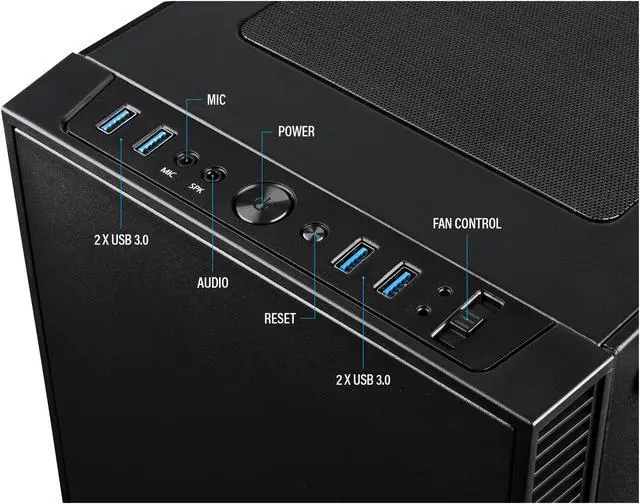 Open Box: Rosewill ATX Mid Tower Gaming PC Computer Case with Tempered ...