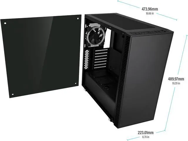 Open Box: Rosewill ATX Mid Tower Gaming PC Computer Case with Tempered ...