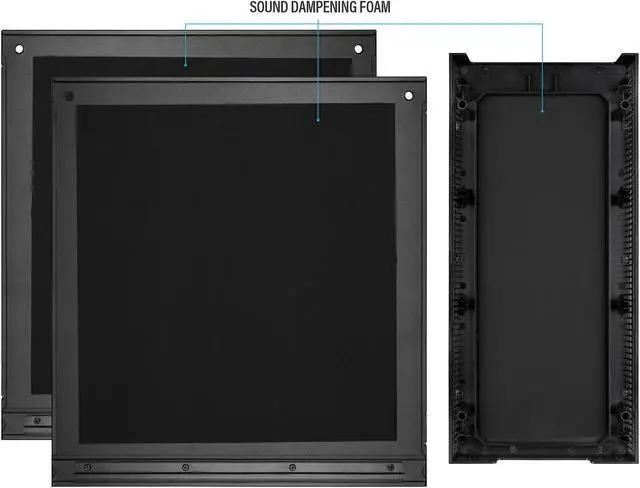 Open Box: Rosewill ATX Mid Tower Gaming PC Computer Case, 240mm AIO ...