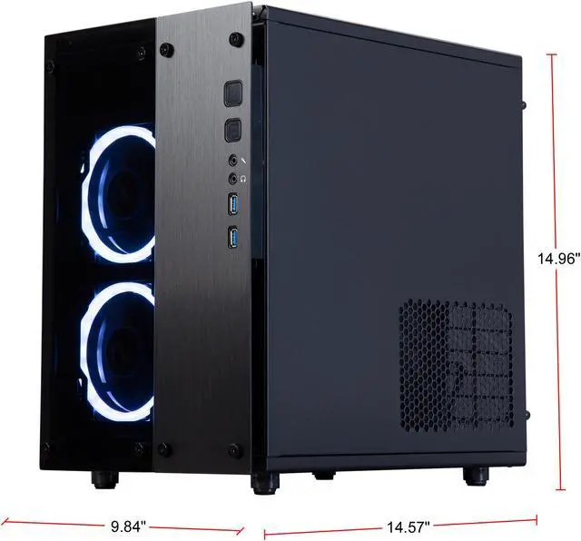 Rosewill Cullinan PX RGB Cube Mini ITX/ MicroATX/ ATX Mid Tower Gaming ...