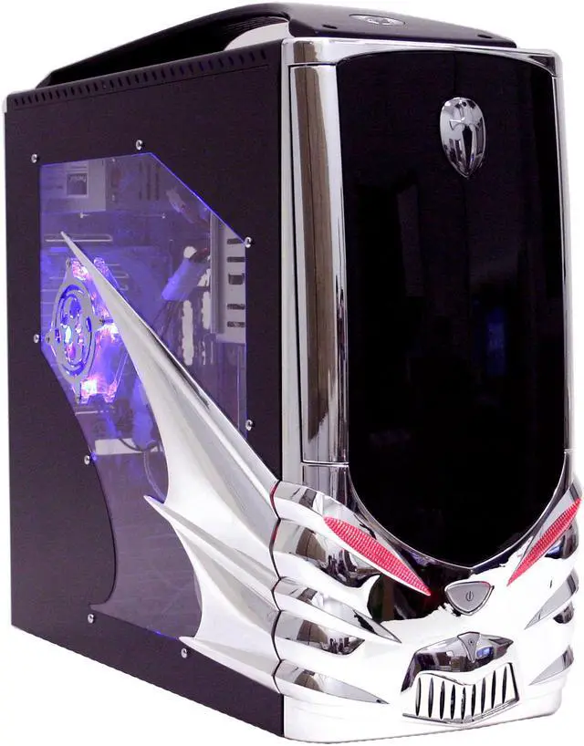 LOGISYS Computer DRACULA CS602BK-S Black/Silver Computer Case - Newegg.com