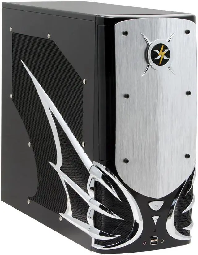 LOGISYS Computer Gladiator Special Edition CS878BK-S Black/ Silver ...