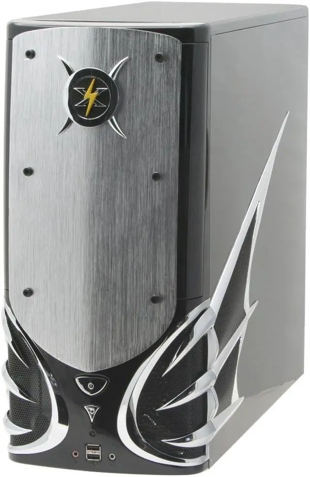 LOGISYS Computer Gladiator Special Edition CS878BK-S Black/ Silver ...