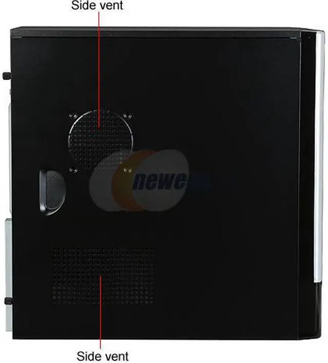 LOGISYS Computer CS206SL Black / Silver Computer Case - Newegg.com