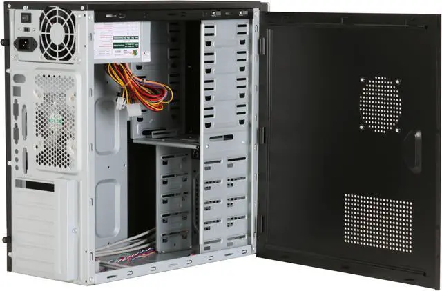 LOGISYS Computer CS206SL Black / Silver Computer Case - Newegg.com