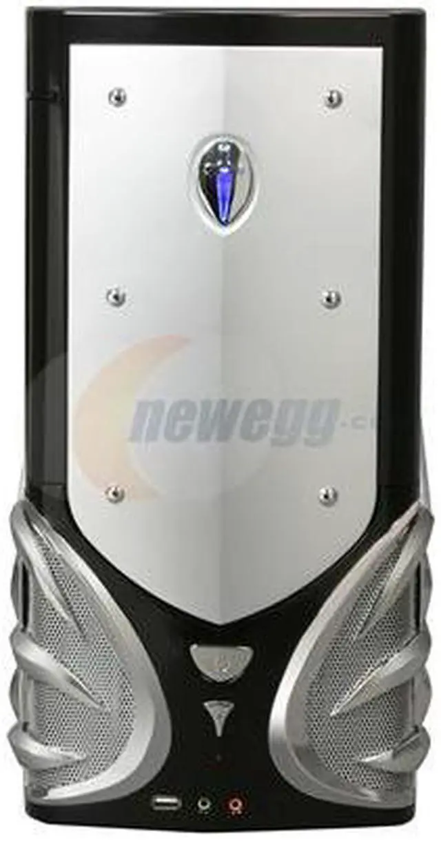 LOGISYS Computer CS606BK Black / Silver Computer Case - Newegg.com