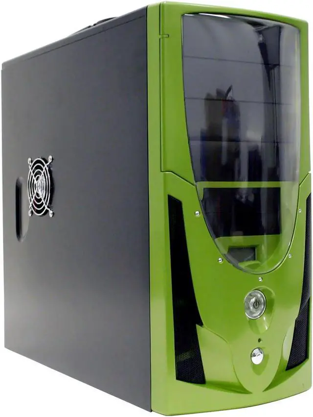 MAXTOP Hunter CSX-501 GN Black/Greeen Computer Case - Newegg.com
