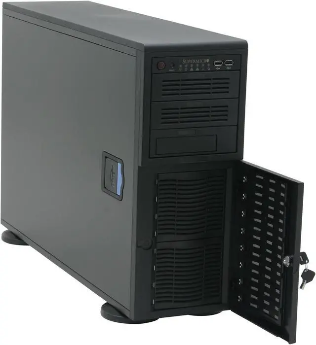 SUPERMICRO CSE-743i-R760B Black 4U Rackmount Rackmount Case - Newegg.com