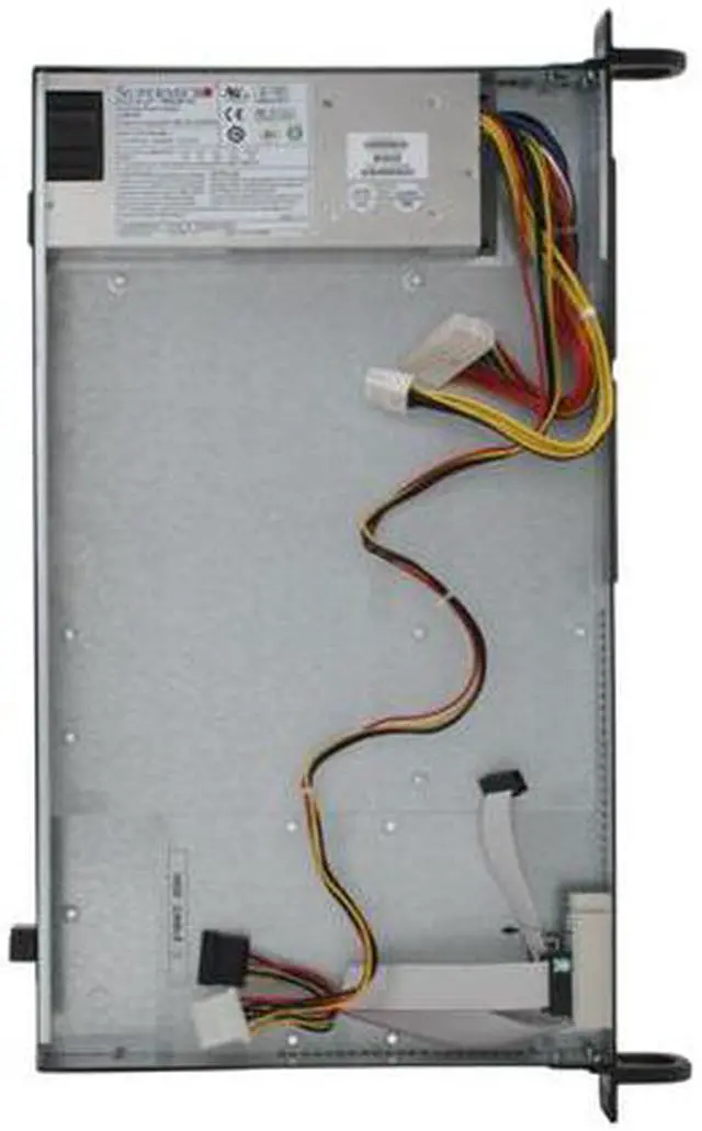 SUPERMICRO CSE-502-200B Black 1U Rackmount Server Case - Newegg.com