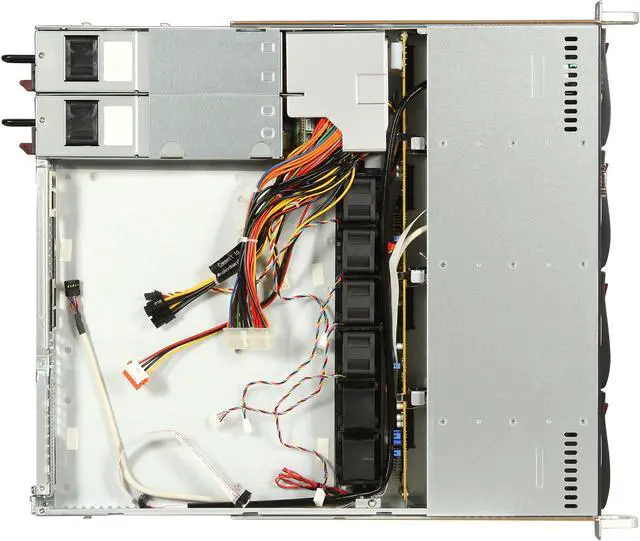 SUPERMICRO CSE-813MTQ-R400CB Black 1U Rackmount Server Case - Newegg.com