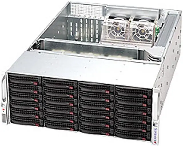 SUPERMICRO SuperChassis CSE-846A-R900B Black 4U Rackmount Case with ...