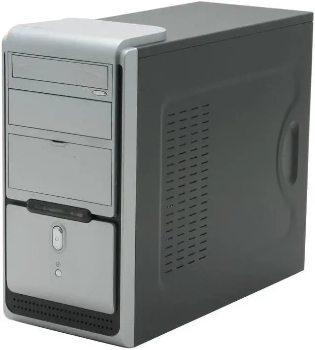 Foxconn 3GTLM487-CA400N Black/Silver Computer Case - Newegg.com