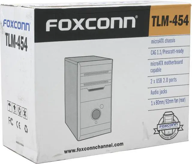 Foxconn TLM454-C400-S Silver Computer Case - Newegg.com