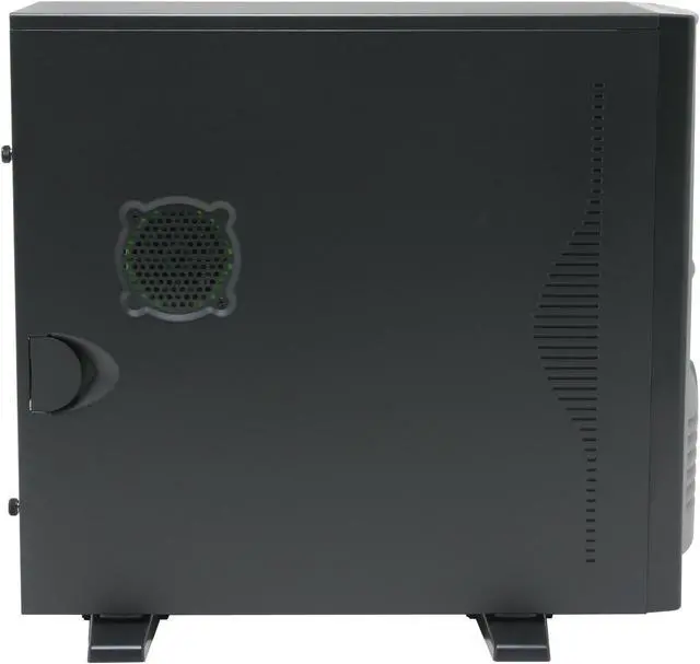 Foxconn 3GTH002-S350 BLACK/SILVER SECC ATX Mid Tower Computer Case Max ...